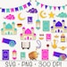 Ramadan Clipart Bundle Pack, SVG, PNG, Ramadan Kareem, EID, Muslim ...