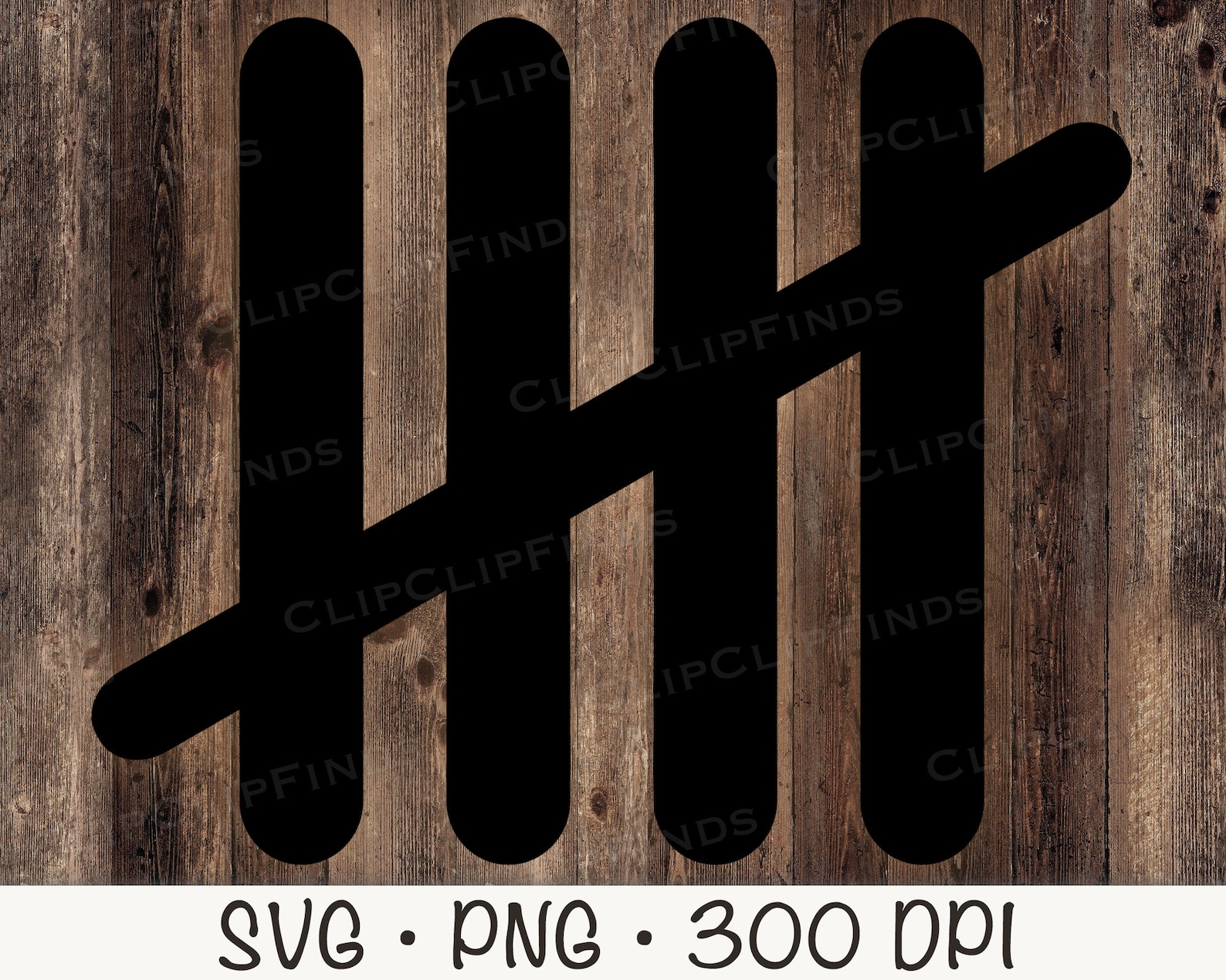 Tally Mark Counting System Tally Count SVG PNG Clip Art - Etsy