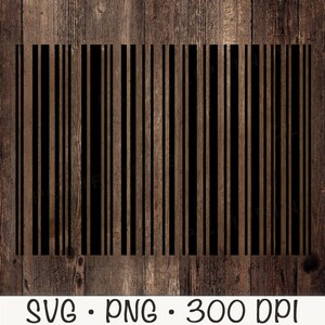 Barcode SVG, Barcode PNG, Barcode Scan, Vector Sublimation, Plain ...