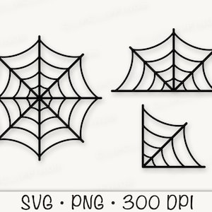 Spider Web, Spider Web Corner, Half Spider Web, Halloween, SVG, PNG ...