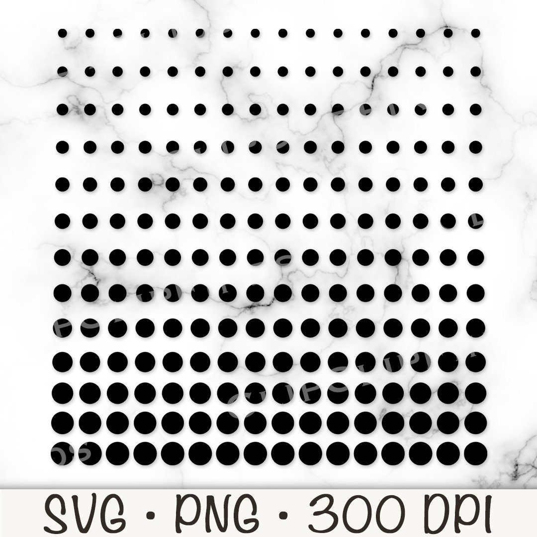 Halftone Dots SVG, Gradient Dots PNG, Ombre Dots Pattern, Comic Dots ...
