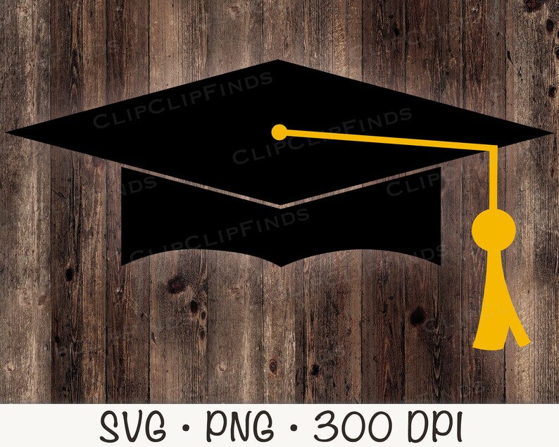 Graduation Cap SVG Vector Cut File JPEG on White Background - Etsy