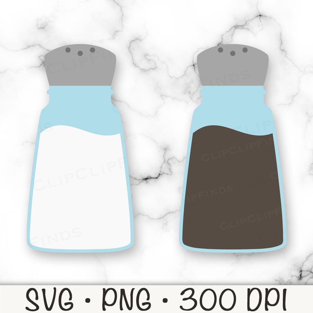 Salt and Pepper Clipart, Salt and Pepper PNG, Salt and Pepper SVG ...