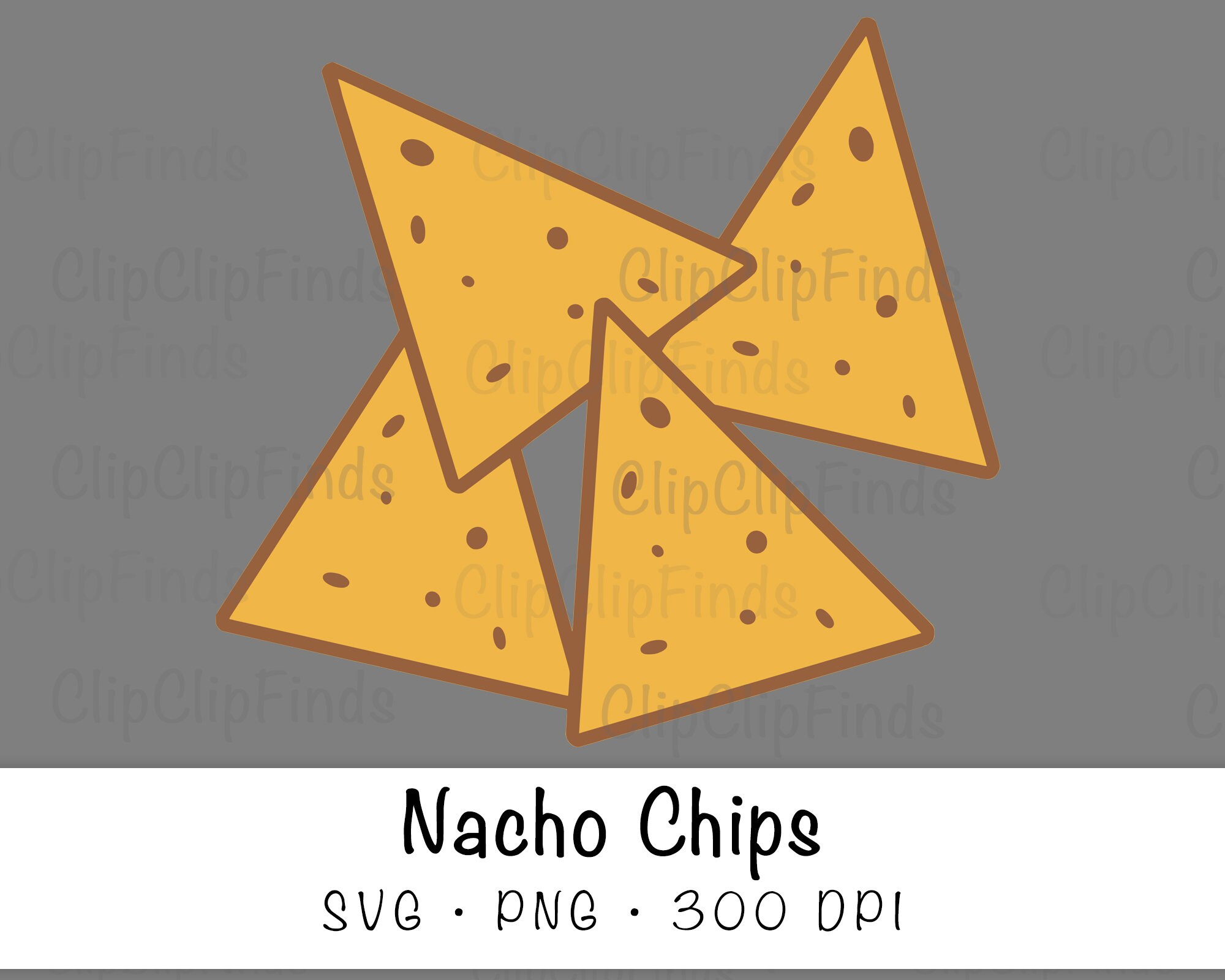 Papercraft Paper, Party & Kids Nacho Tortilla Chips SVG Vector Cut file ...