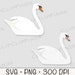 Swan SVG, Swan PNG, Swan Clipart, Digital Download - Etsy