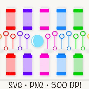 Blowing Bubbles SVG, Bottle Bubbles, Bubbles Clipart, Kids Bubbles ...