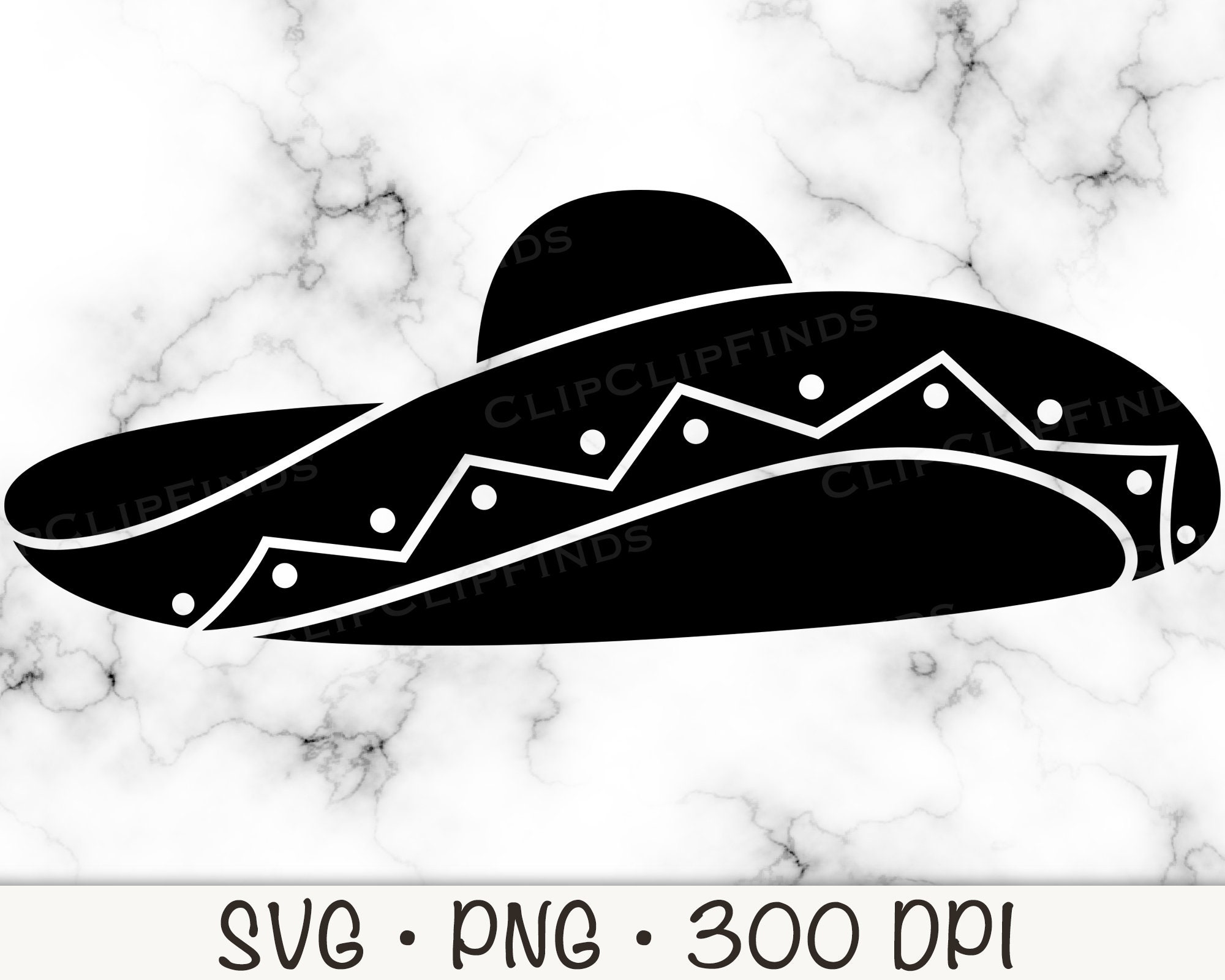 Sombrero SVG Fiesta Mexicana Sombrero Mariachi Archivo de - Etsy México
