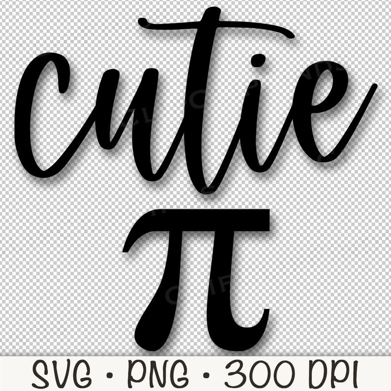 Cutie Pie SVG, Cutie Pi PNG, Script Font, Digital Download - Etsy Canada