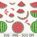 Watermelon SVG Watermelon Clipart Bitten Watermelon - Etsy