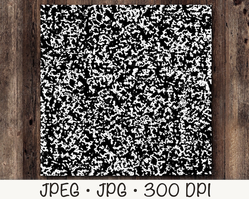 Composition Book Pattern Digital Wallpaper Background, Instant Download ...