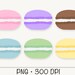 Macaron Bundle SVG Vector Cut File and PNG Transparent Background ...