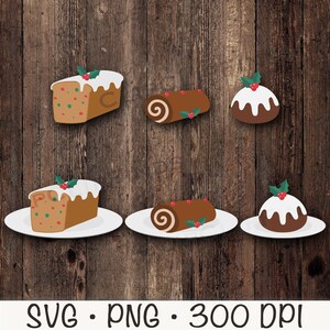 Christmas Desserts, Christmas Cakes, Fruit Cake, Buche De Noel ...