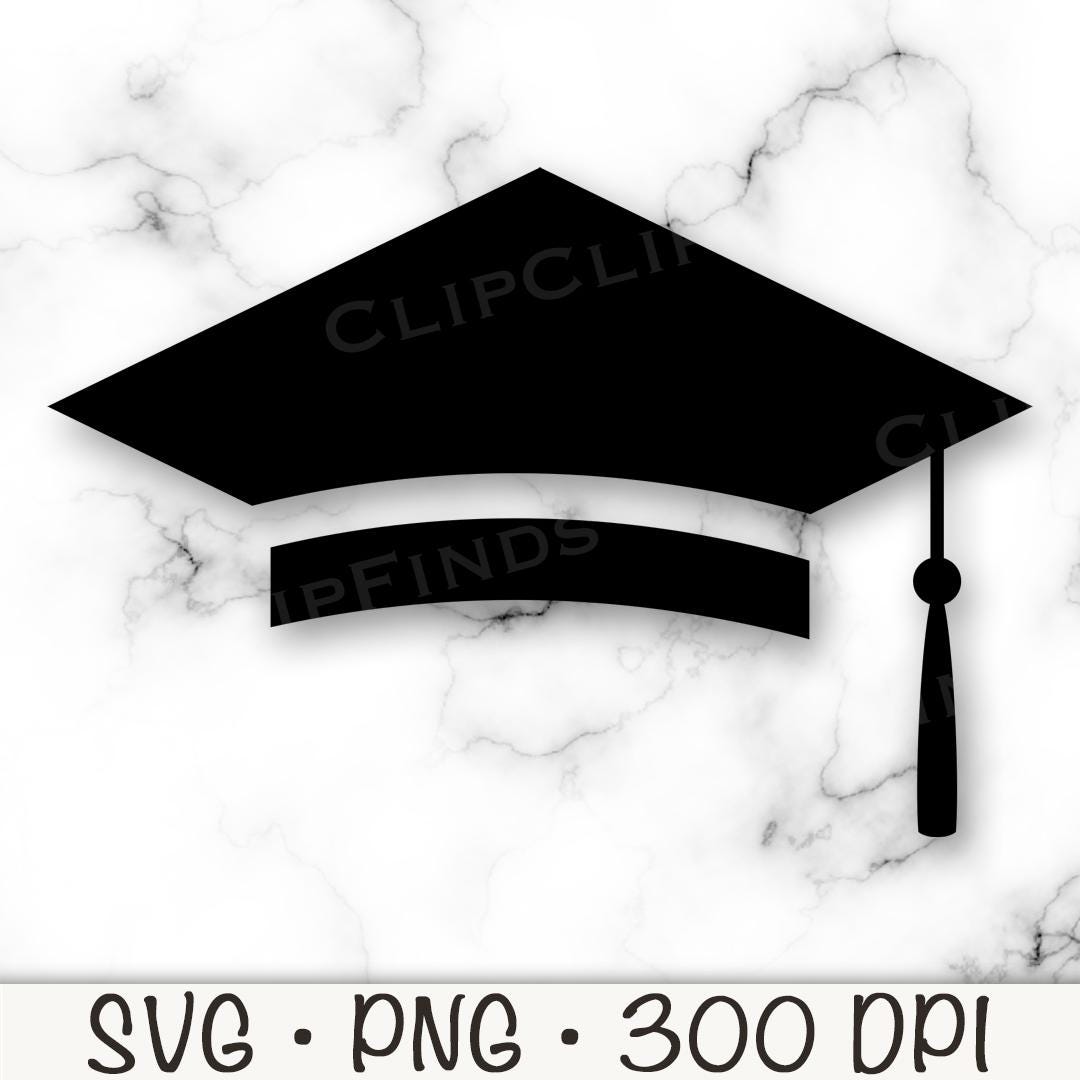 Graduation Cap SVG, Graduation Cap PNG, Cap and Tassel, School Graduate ...