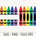 Crayon Split Monogram SVG Vector File and PNG Transparent Background ...