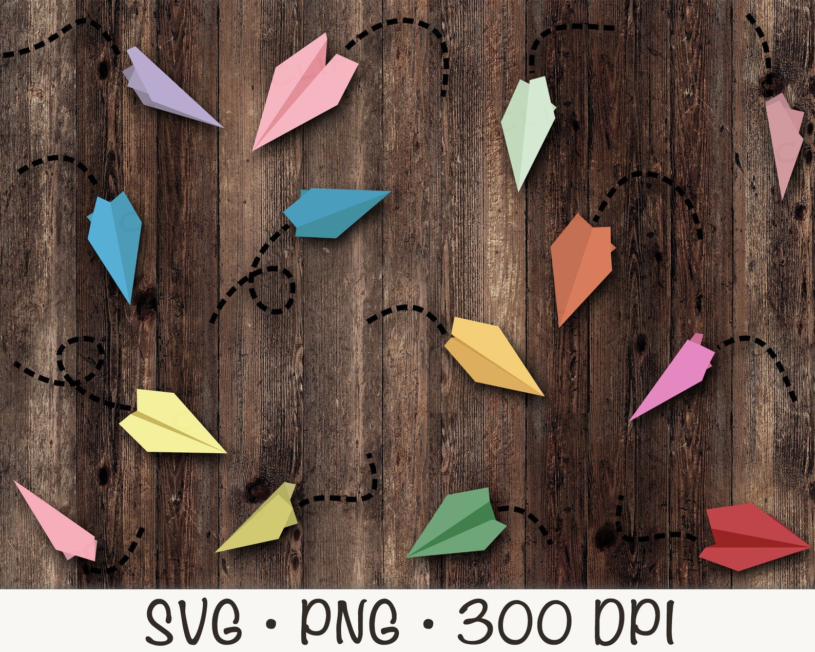 Paper Plane SVG Paper Plane Clipart Flying Planes With - Etsy
