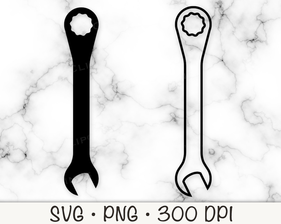 Wrench SVG, Wrench Tool PNG, Combination Wrench Hand Tool, Wrench ...