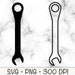 Wrench SVG, Wrench Tool PNG, Combination Wrench Hand Tool, Wrench ...