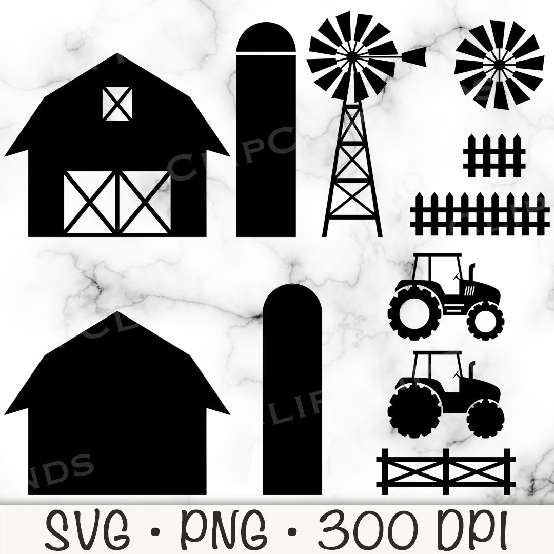 Windmill SVG, Windmill PNG, Farmhouse Windmill, Windmill Wheel, Farm ...