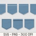 Pocket SVG, Tshirt Pocket SVG, Jean Pocket PNG, Pocket Vector Cut File ...