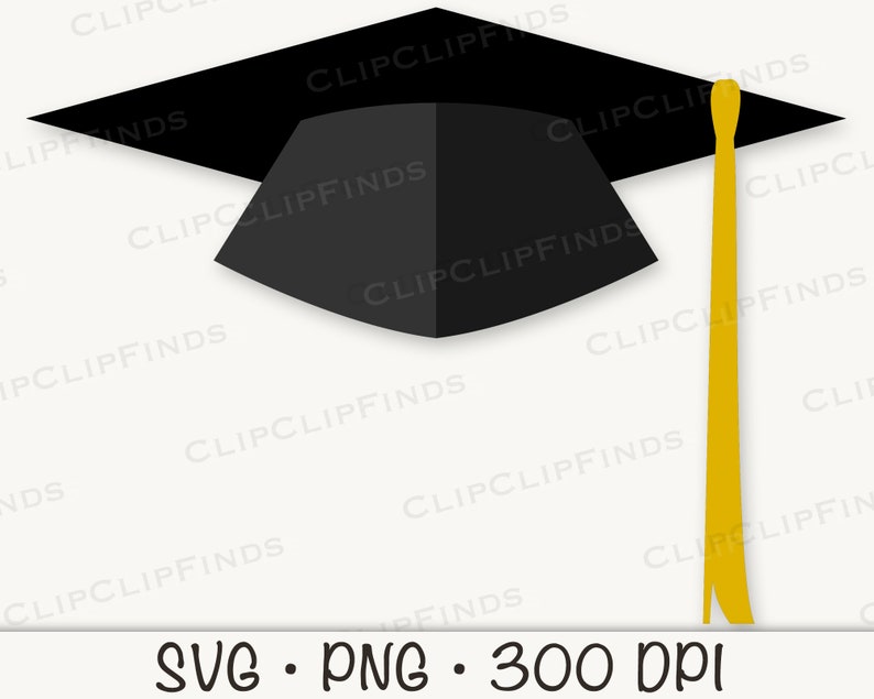 Graduation Cap SVG Graduation Cap and Tassel Graduation Hat - Etsy