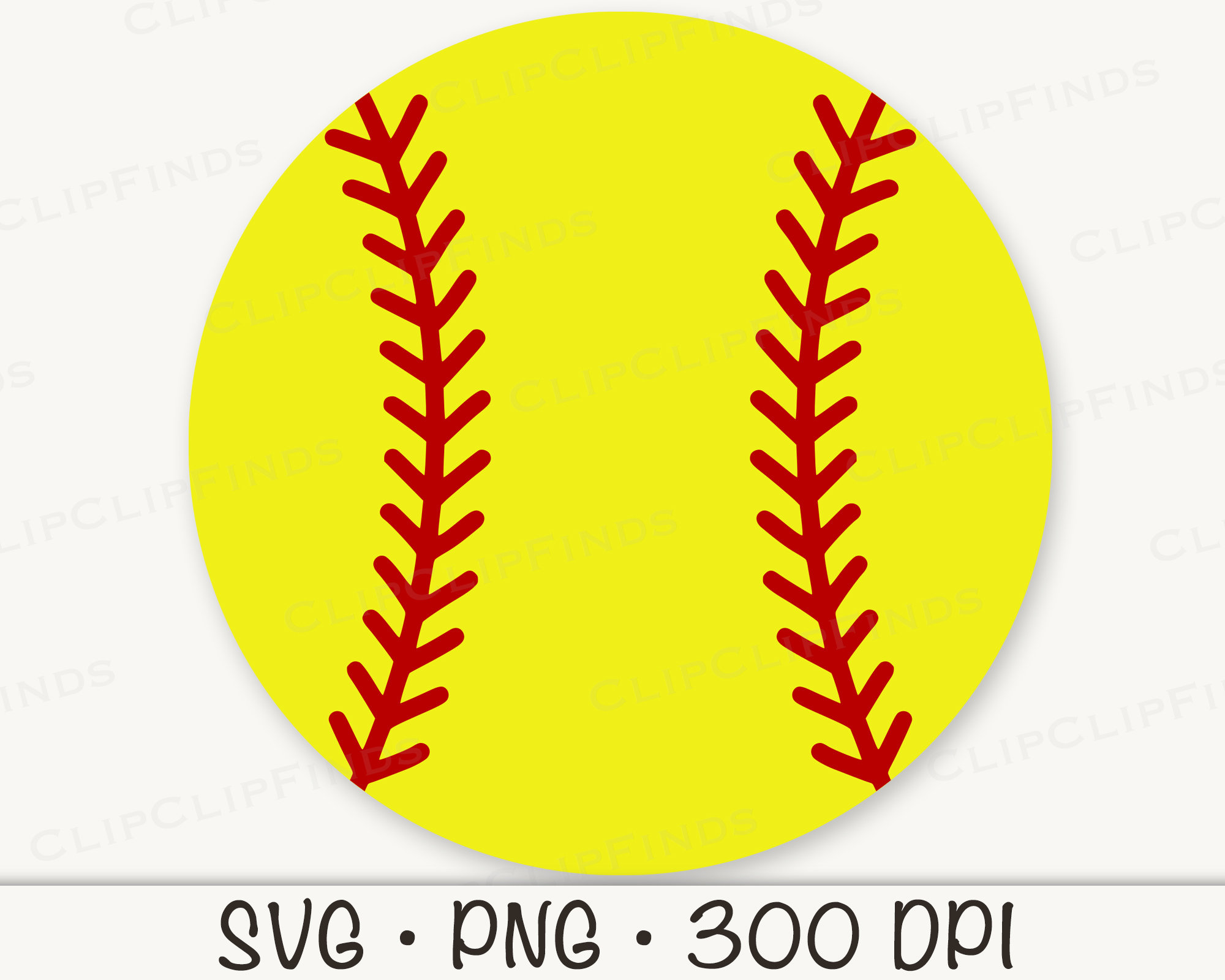 Softball SVG Cut and PNG Transparent Background Bundle Instant - Etsy