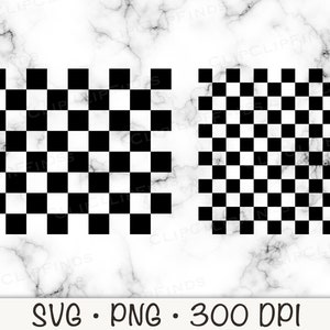 Seamless Checkerboard Pattern SVG, PNG, Transparent Background, Instant ...
