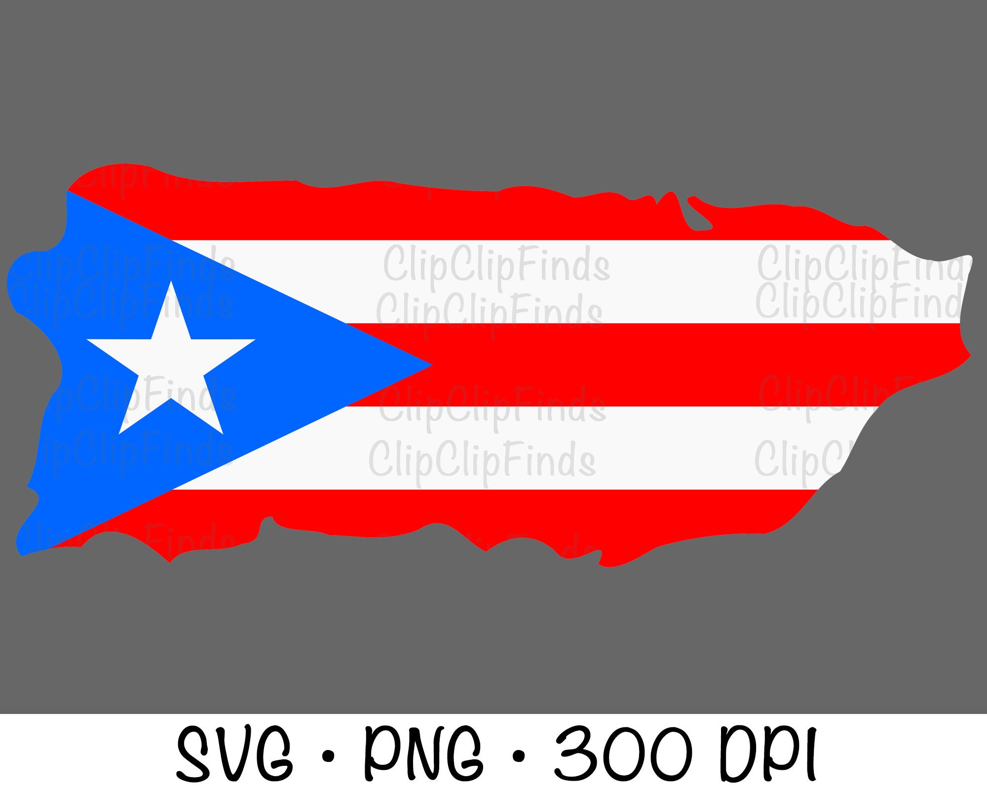Puerto Rico SVG Puerto Rican Flag Puerto Rico Island Map - Etsy UK