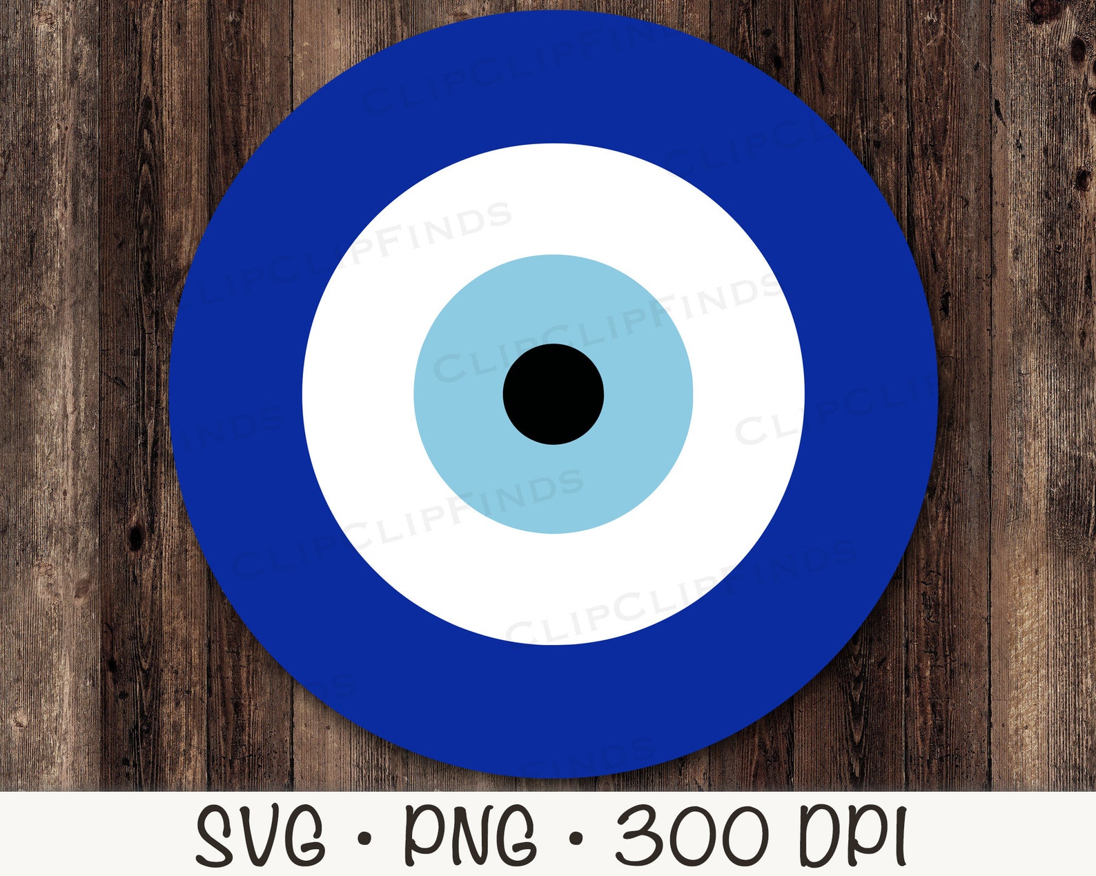Evil Eye SVG Vector Cut File and PNG Transparent Background - Etsy