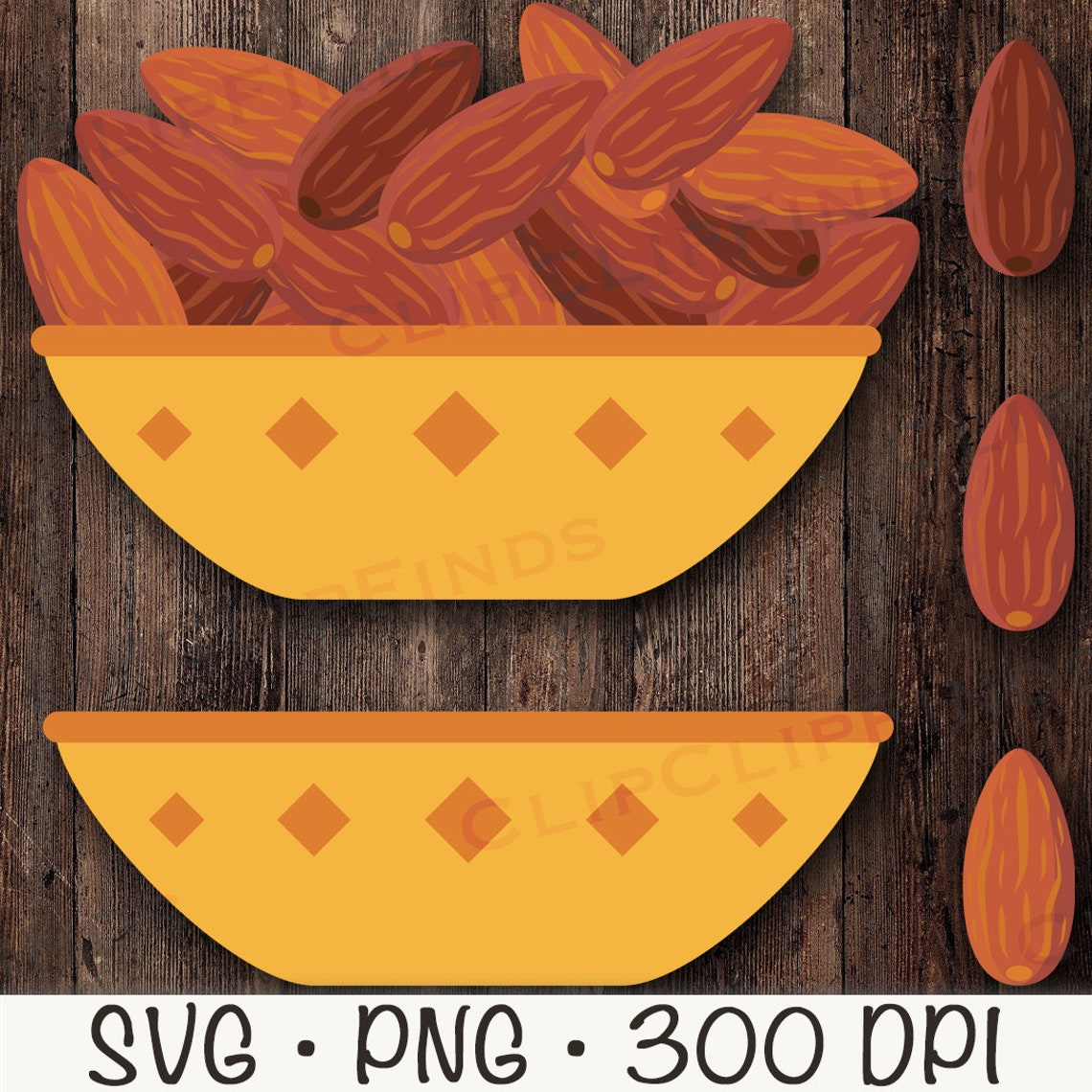 Dates SVG, Date Fruit PNG, Dates Clipart, Dates in a Bowl, Ramadan ...