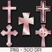 Rose Gold Cross Clipart, PNG, Rose Gold Cross Clipart, Rose Gold ...