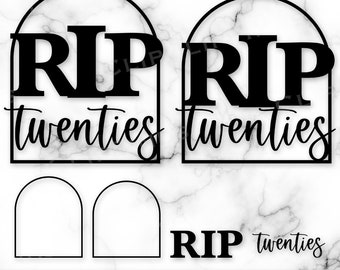 Death to My Twenties PNG, RIP 20s, Digital Download,30th Birthday ...