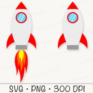 Space Rocket SVG, Rocket Clipart, PNG, Instant Digital Download - Etsy