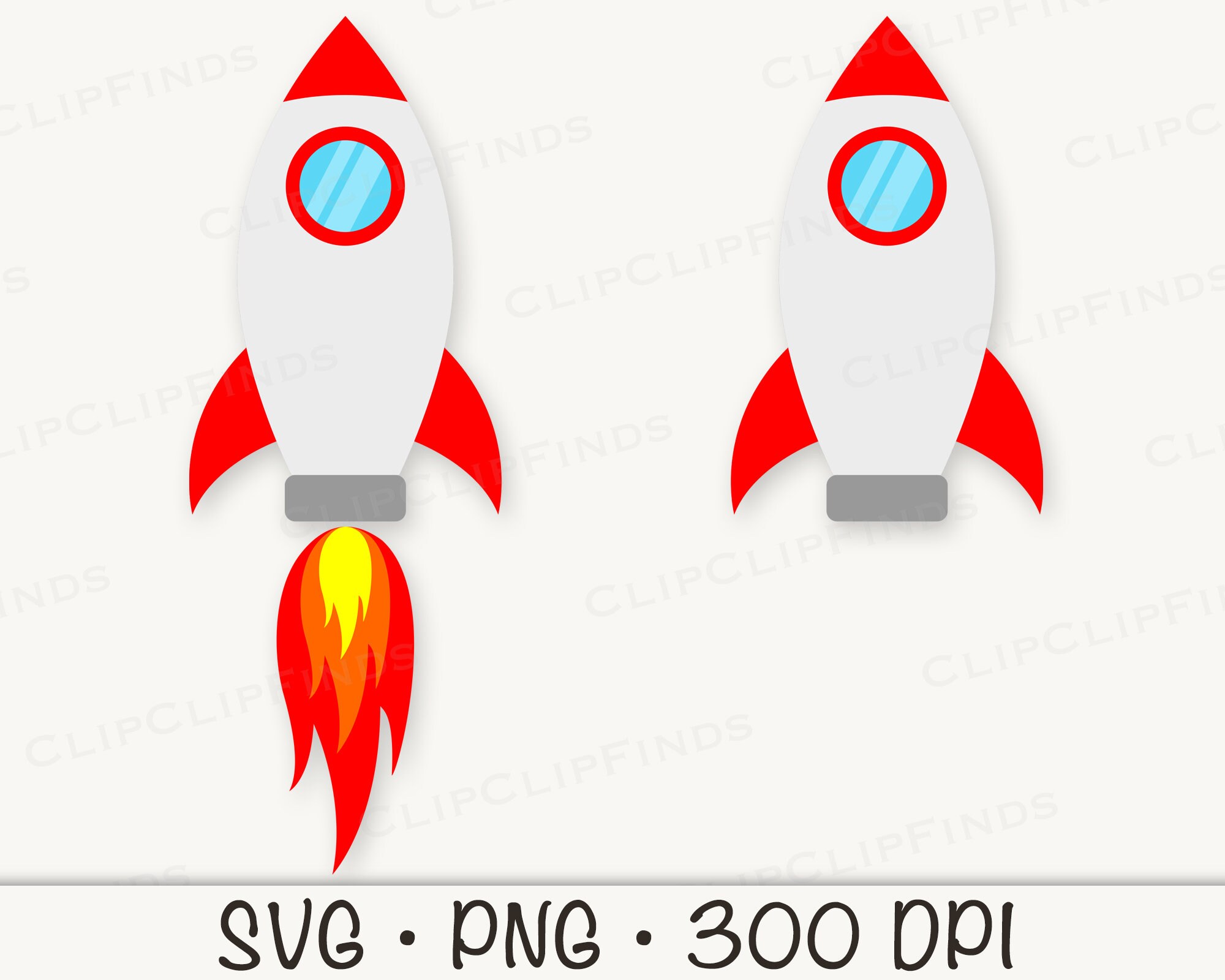 Space Rocket SVG, Rocket Clipart, PNG, Instant Digital Download - Etsy ...