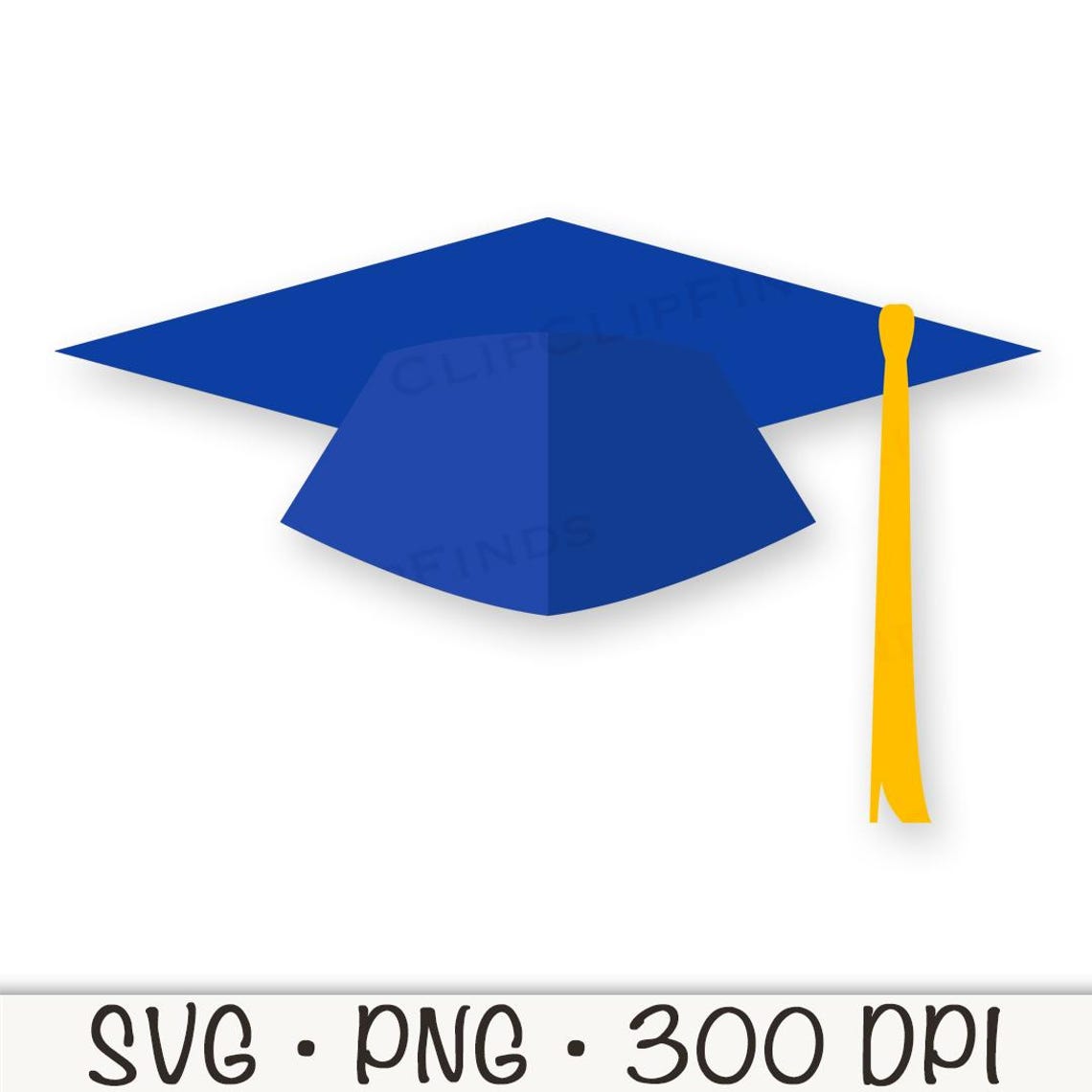 Blue Graduation Cap SVG, Graduation Cap and Tassel, Graduation Hat ...