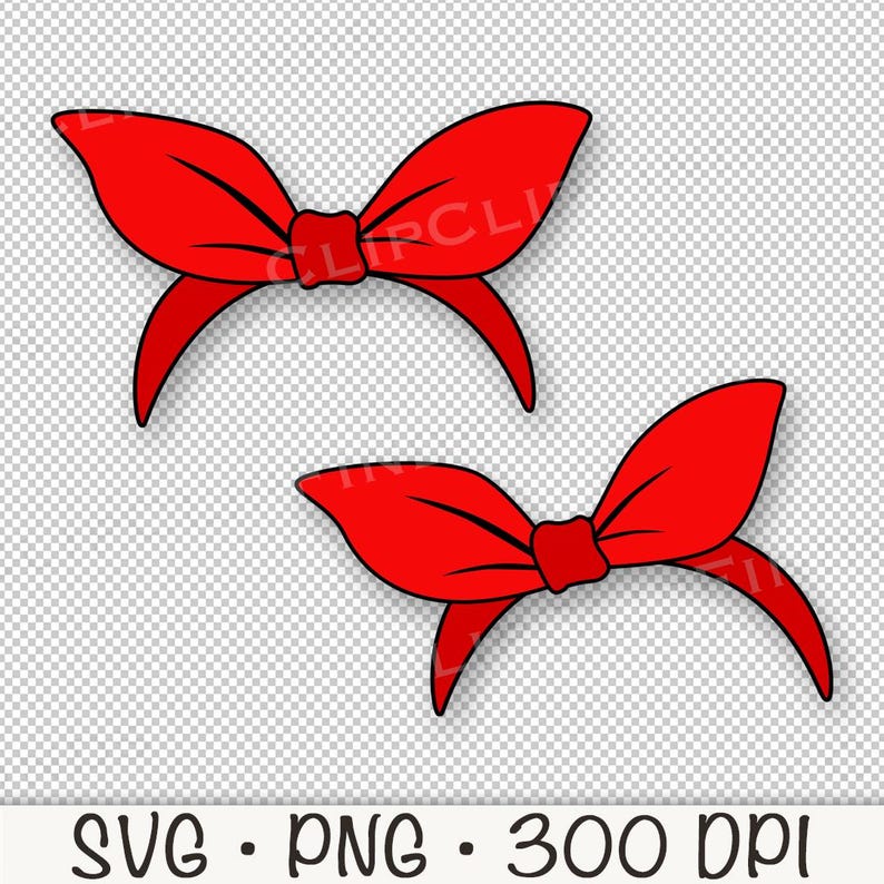 Headband SVG, PNG, Clipart, Bundle Pack, Bandana, Messy Bun, Tied Bow ...