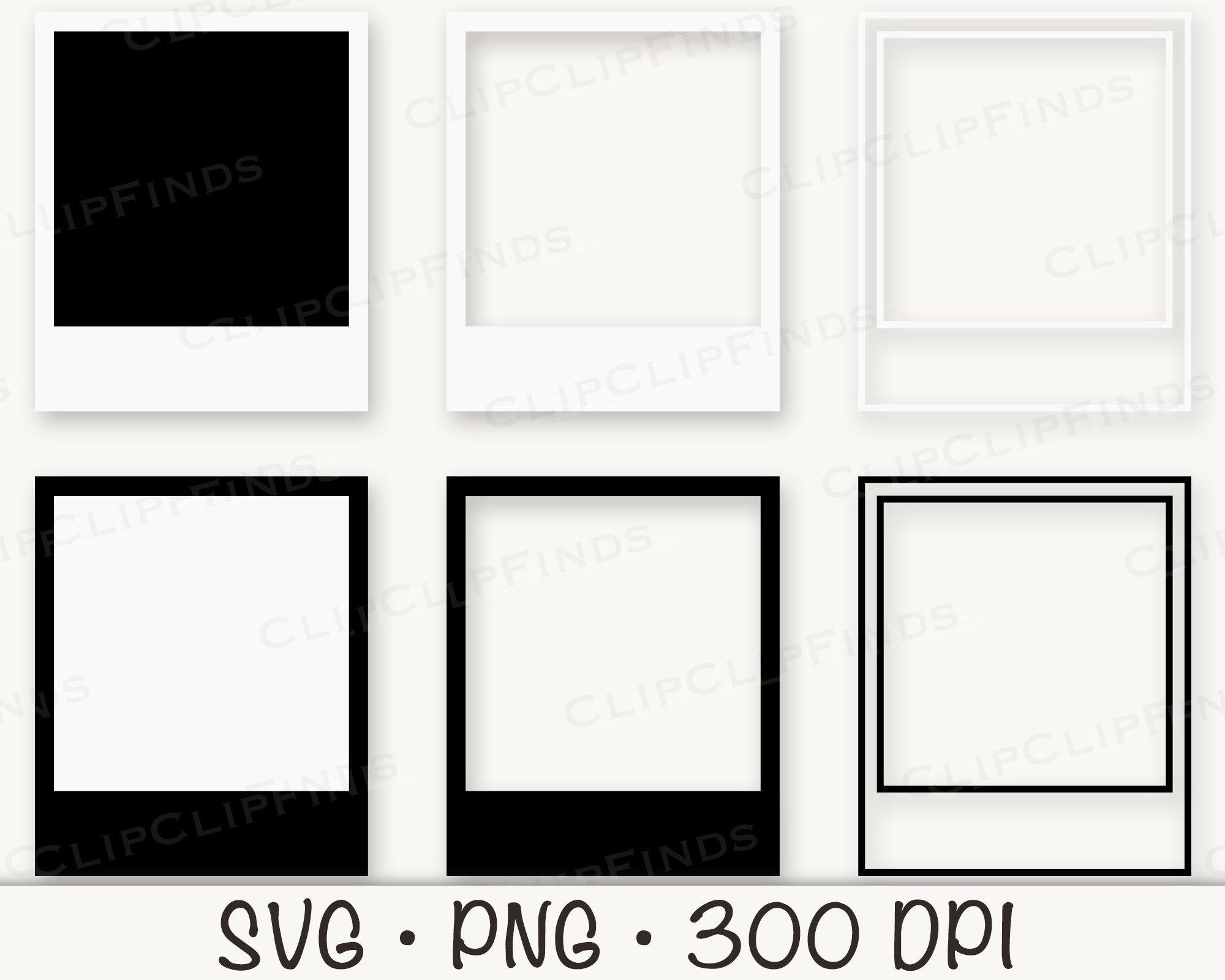 Retro Picture Frames SVG PNG Instant Digital Download - Etsy Canada
