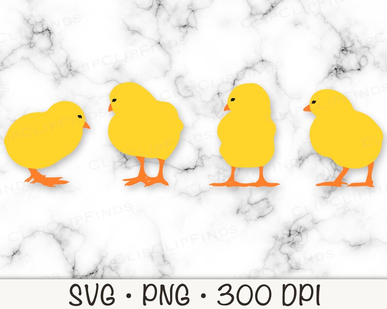 Chicks SVG Baby Chicken PNG Baby Chicks Clipart Instant - Etsy