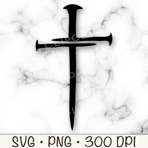 Croce Cristiana Nera Png