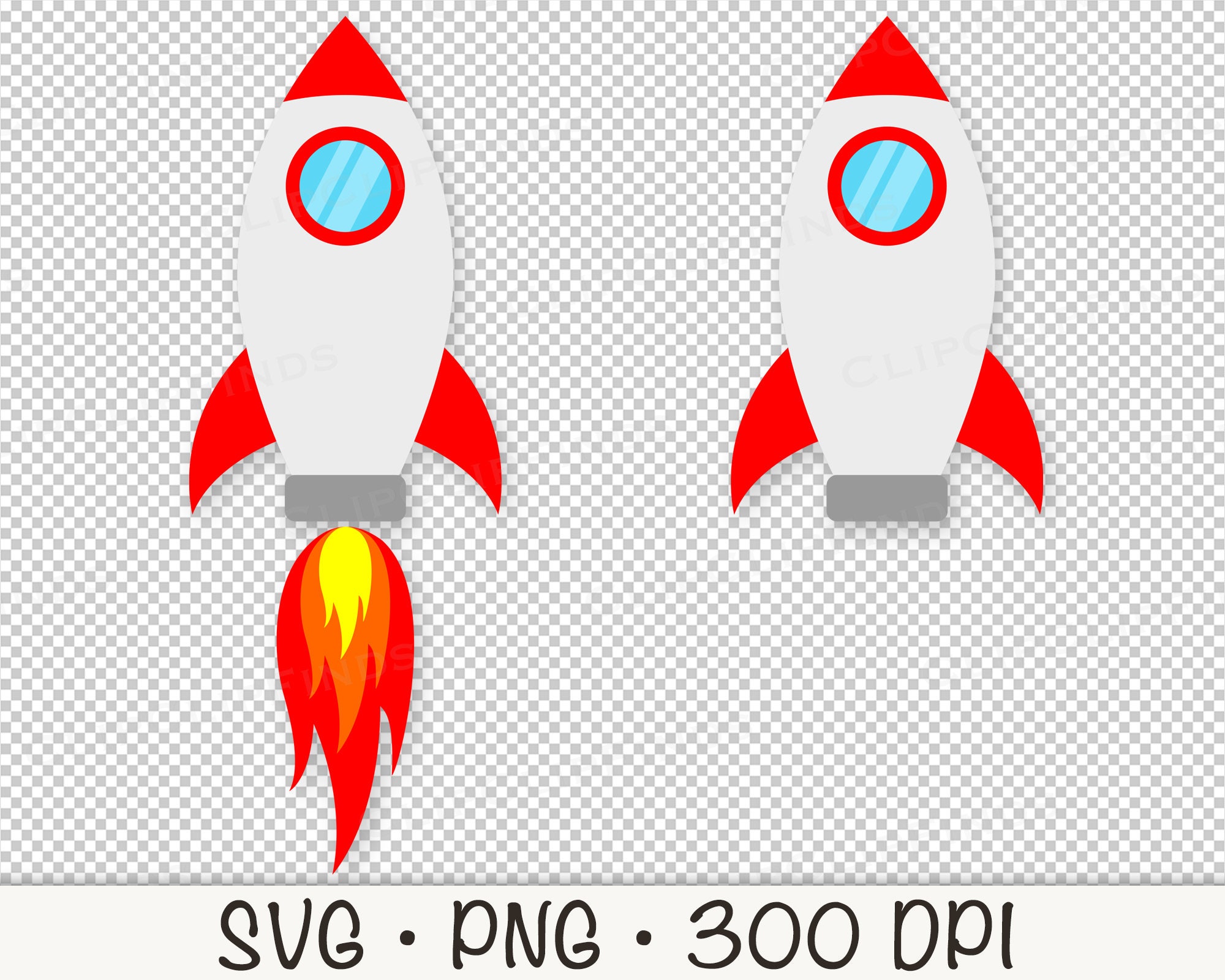 Space Rocket SVG Rocket Clipart PNG Instant Digital - Etsy Australia