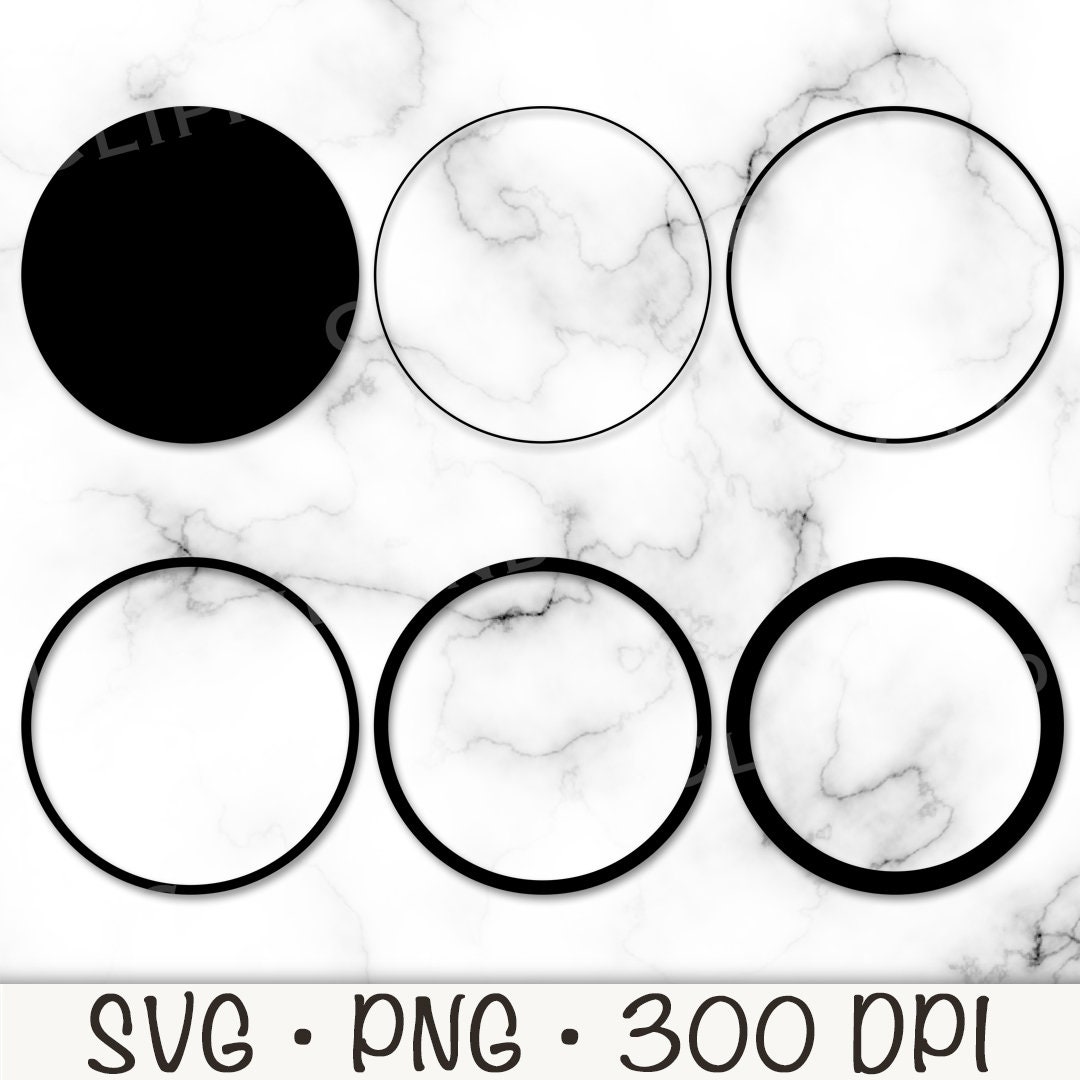 Circle SVG, Circle Outline SVG, Circle PNG, Circle Shape Clipart, Frame ...