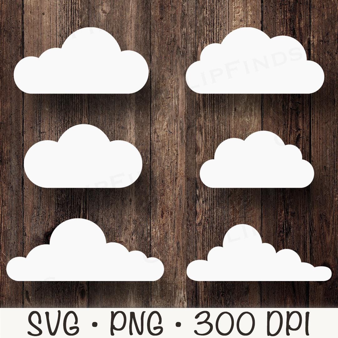 Clouds SVG, Clouds PNG, Clouds Clipart, Toy Clouds, Fluffy Clouds, Cute Clouds, White Clouds ...