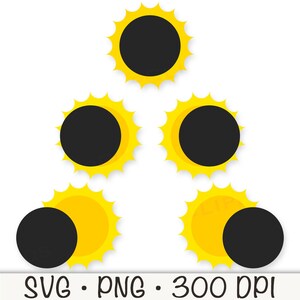 Eclipse Clipart, Eclipse SVG, Eclipse PNG, Solar Eclipse, Sun, Moon ...