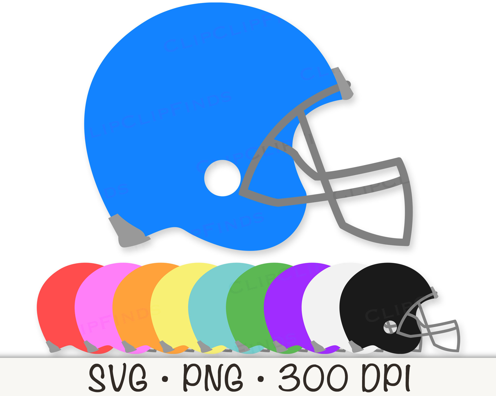 American Football Helmet Clipart