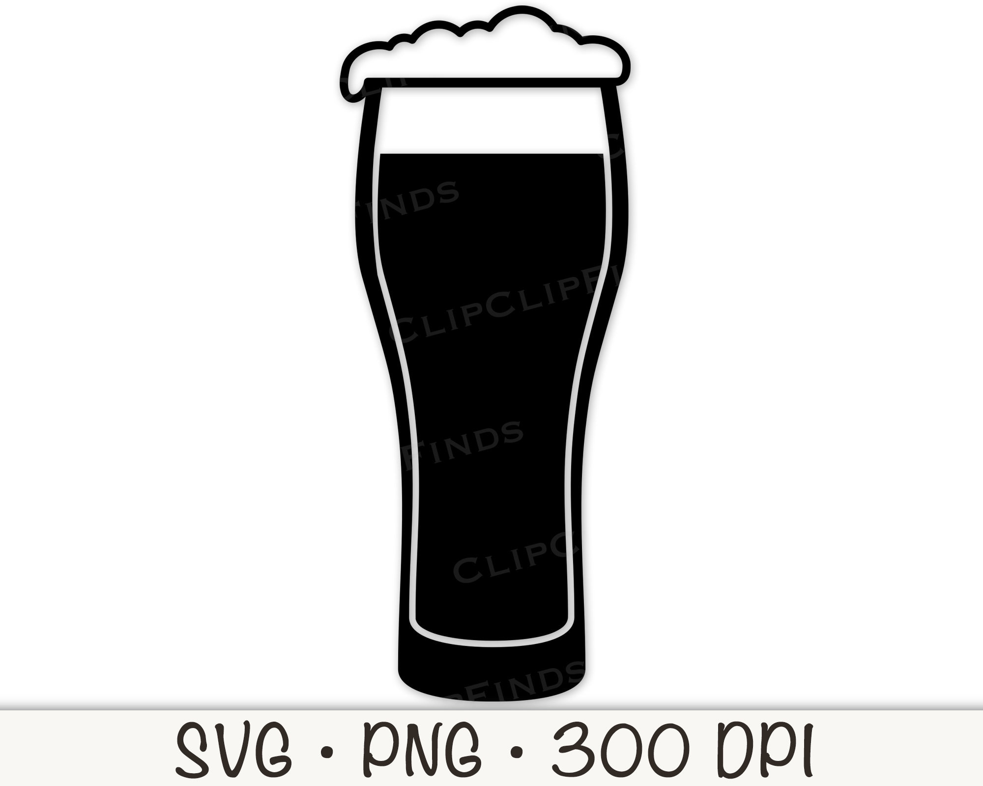 Pint Glass Outline