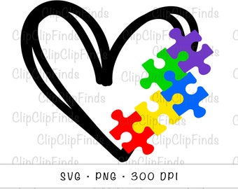 Digital Autism Arrows with hearts/Autism Awareness print n cut digital ...