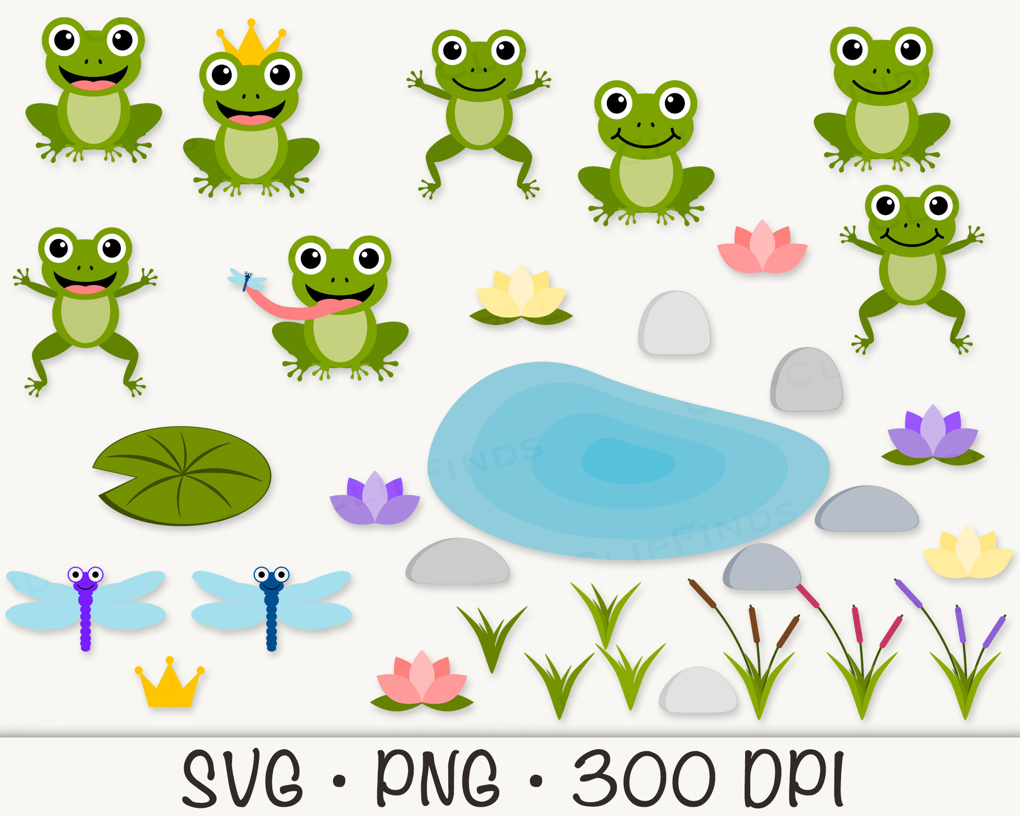 Frog SVG Frogs Clipart Cute Frogs Frogs PNG Cute Frog - Etsy Canada