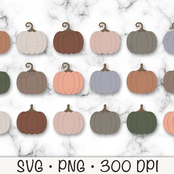 Pumpkin Clipart - Etsy