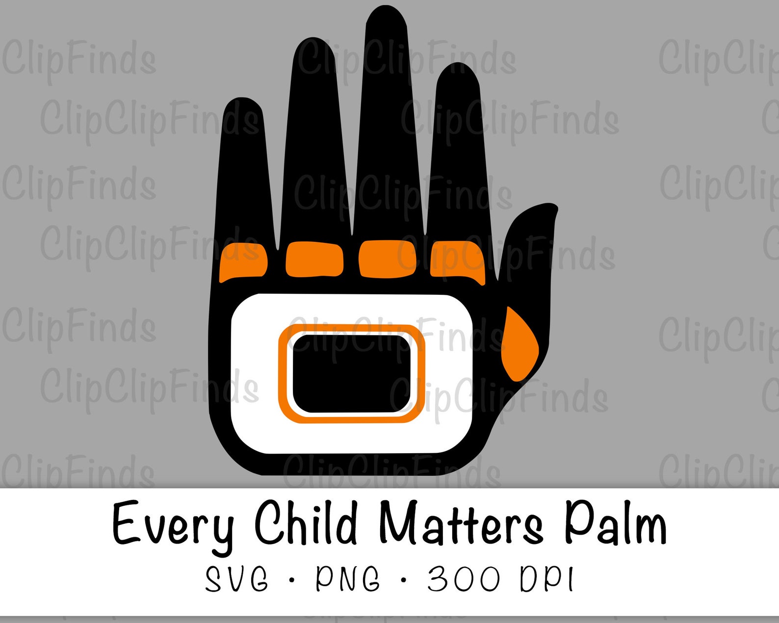 Every Child Matters Hand Palm SVG Vector File and PNG - Etsy
