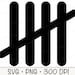 Tally Mark Counting System, Tally, Count, SVG, PNG, Clip Art ...