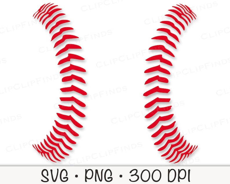 Baseball Stitching SVG Baseball Stitches PNG Transparent - Etsy